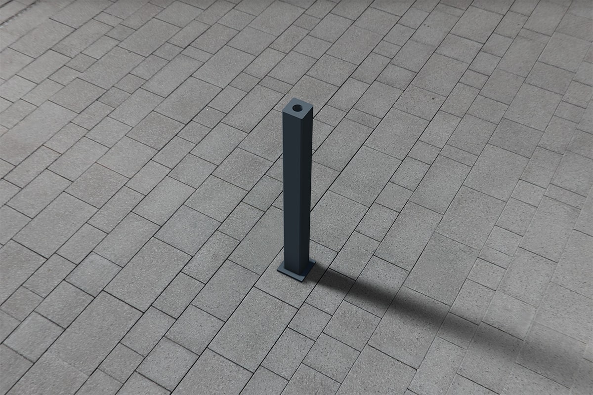 Breakaway bollard Quadro SB II | Thieme GmbH